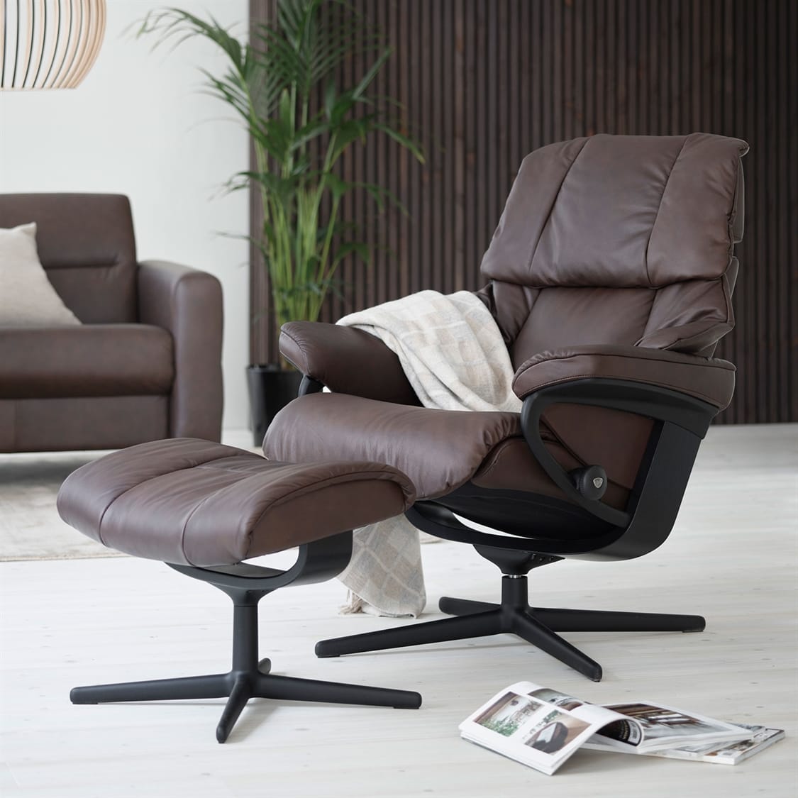 Stressless Reno Recliner by Ekornes - Back in Action